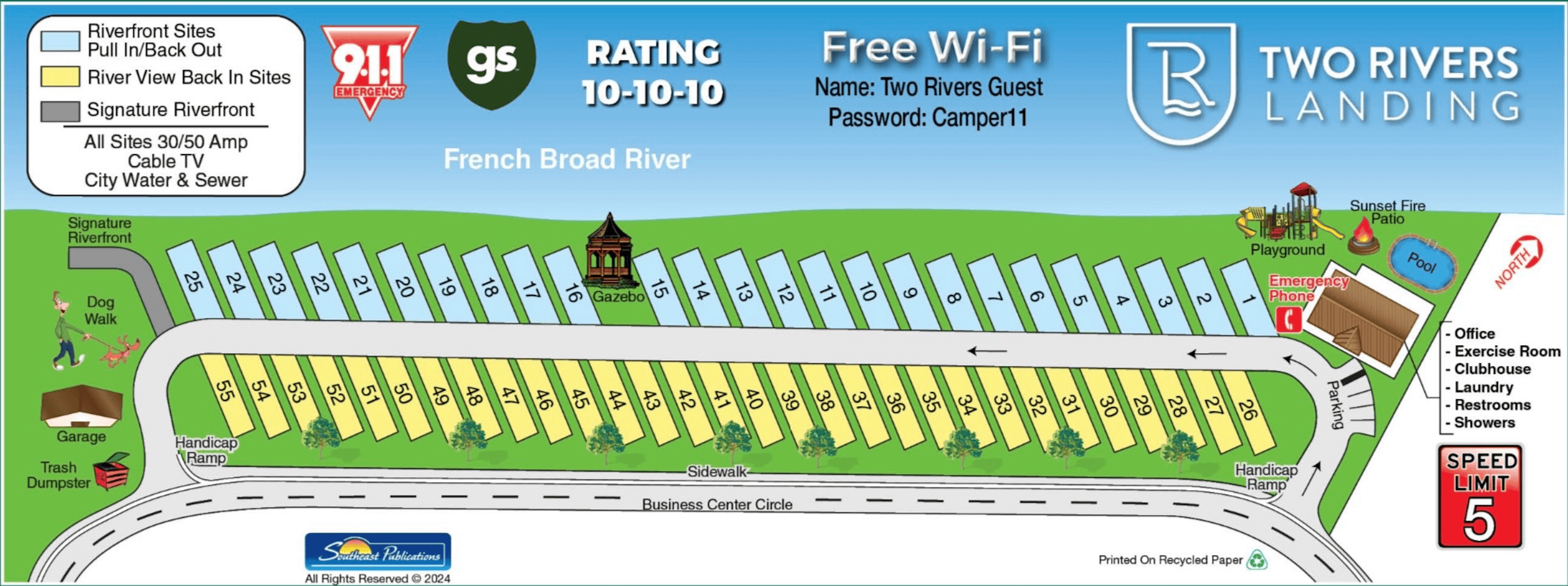 Rates - Two Rivers Landing RV Resort in Sevierville, Tennessee